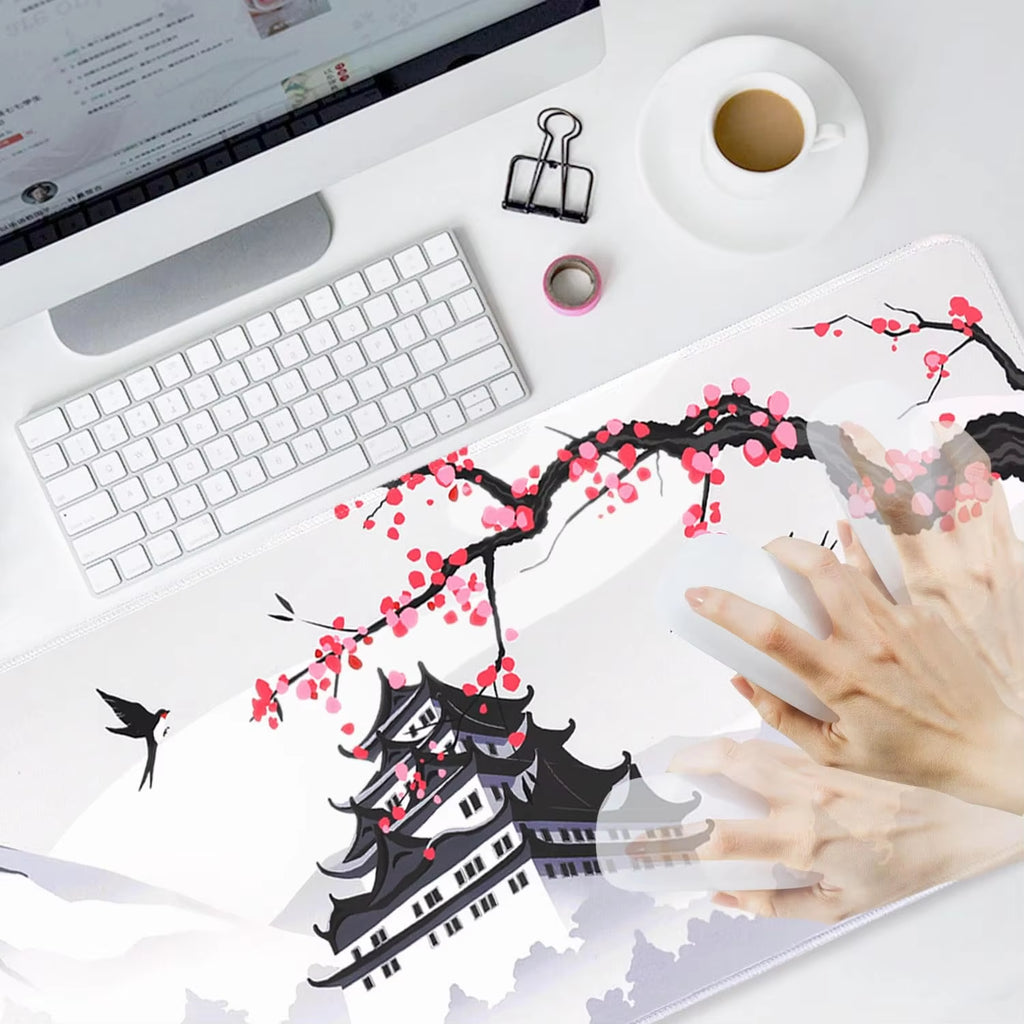 Large Mouse Pad Xxl Rubber Keyboard Mouse Carpet Anti-Slip Gamer Mouse ...